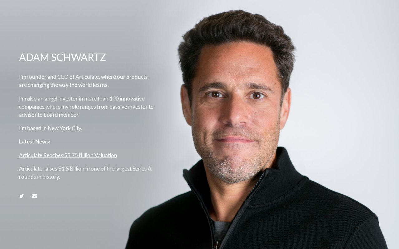 Adam Schwartz - Founder/CEO Articulate